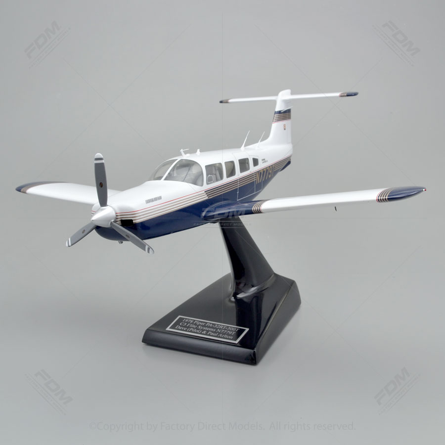 Piper PA-32RT-300T Turbo Lance II Model Airplane with a Detailed ...