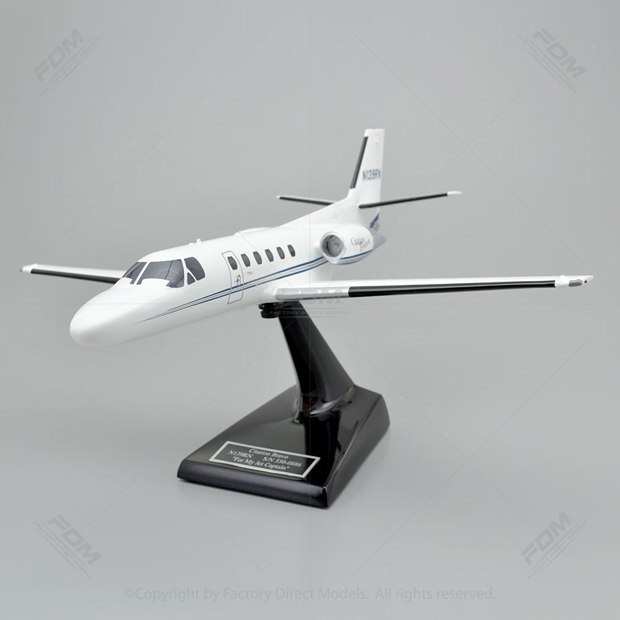 Cessna 550 Citation Bravo Model Airplane | Factory Direct Models