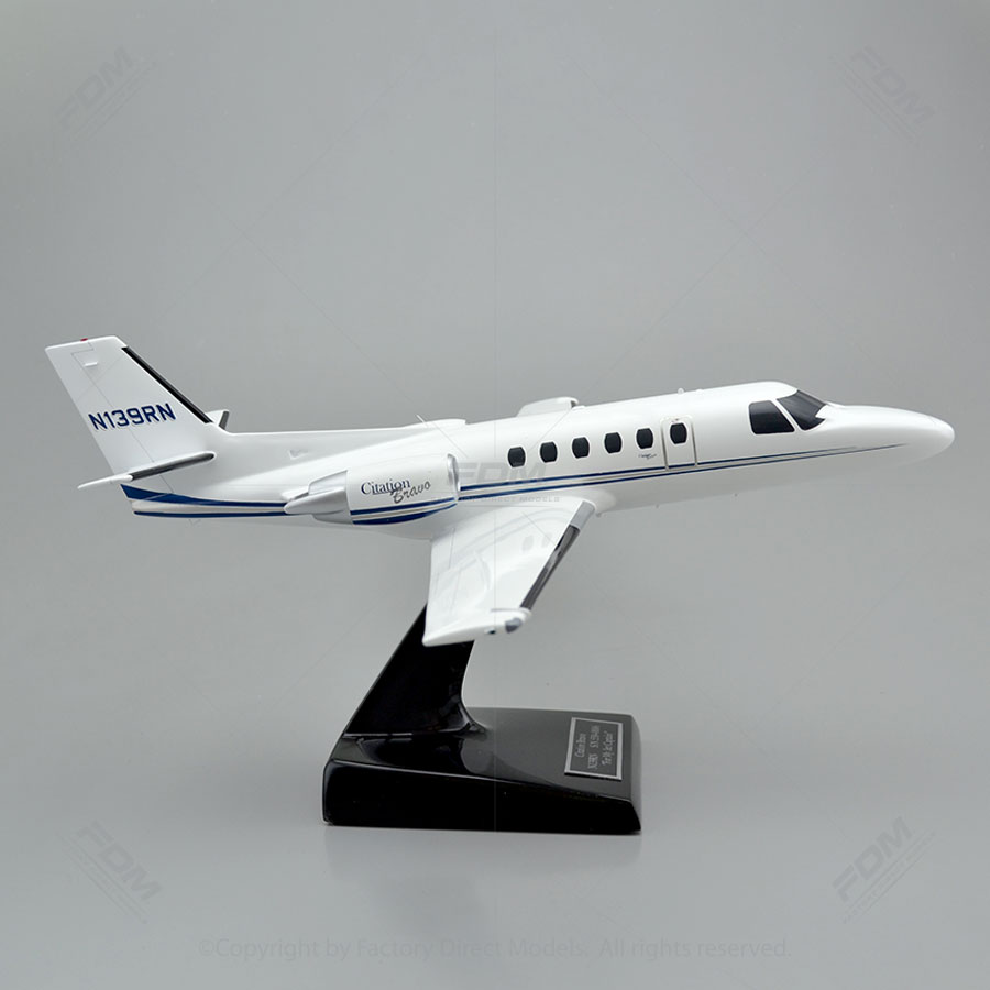 Cessna 550 Citation Bravo Model Airplane | Factory Direct Models