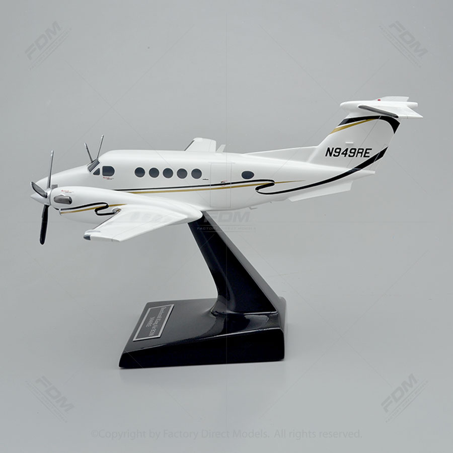 1982 Beechcraft King Air B200 Model Airplane | Factory Direct Models