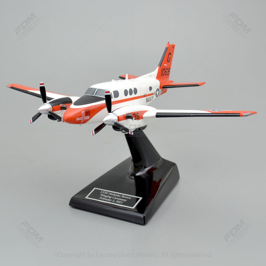 Beechcraft T-44 Pegasus Model Airplane | Factory Direct Models