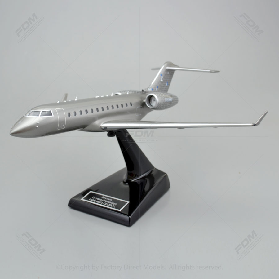 Bombardier BD-700-1A10 Global Express XRS Model Airplane with a ...