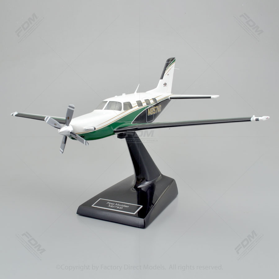 Piper PA-46-500TP Malibu Meridian Model Airplane with a Detailed ...