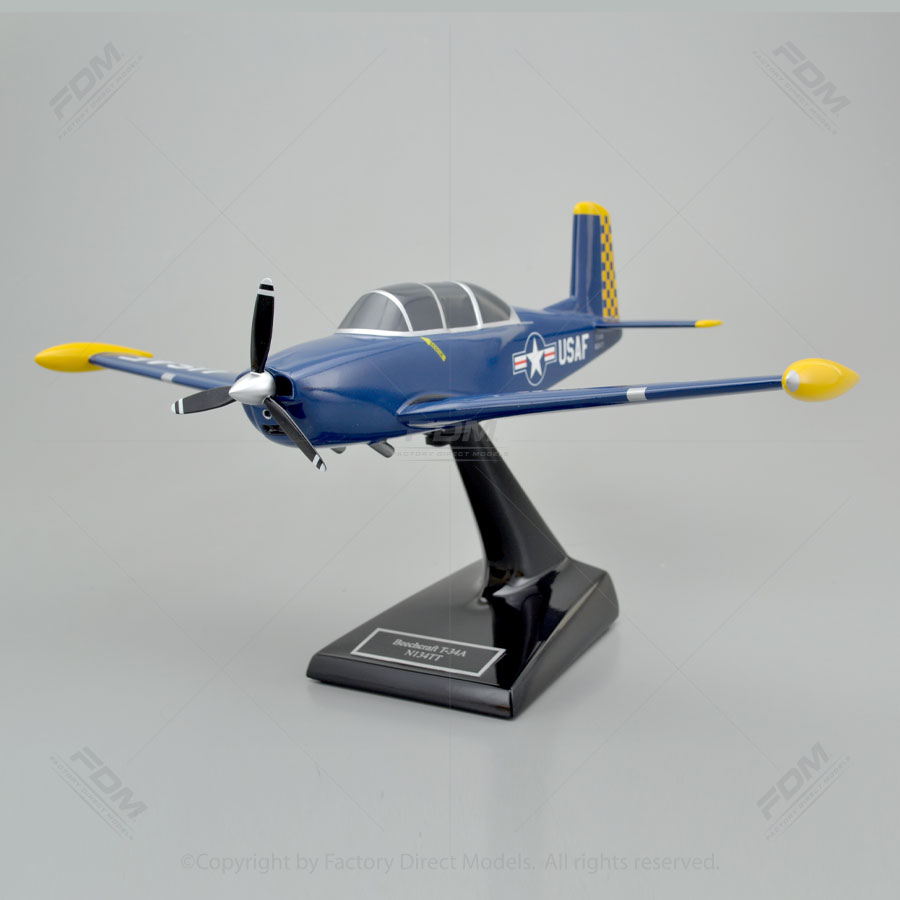 Beechcraft T-34A Mentor Model Airplane | Factory Direct Models