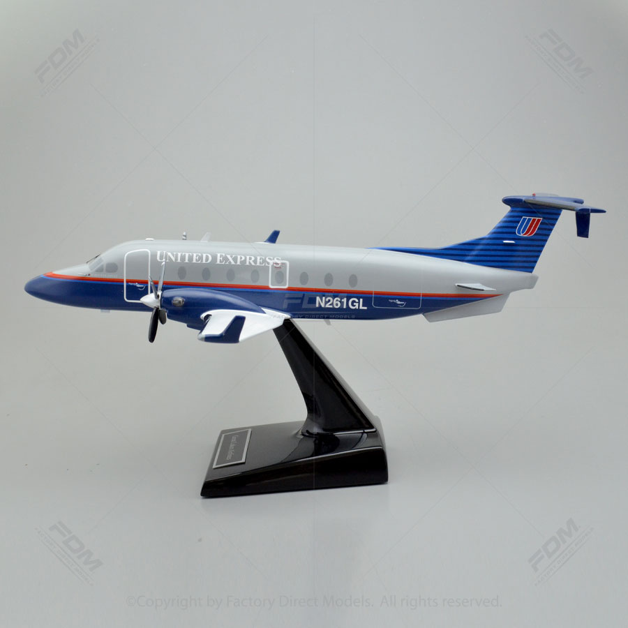 Beech 1900D United Express Model Airplane | Factory Direct Models