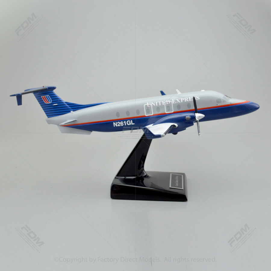 Beech 1900D United Express Model Airplane | Factory Direct Models