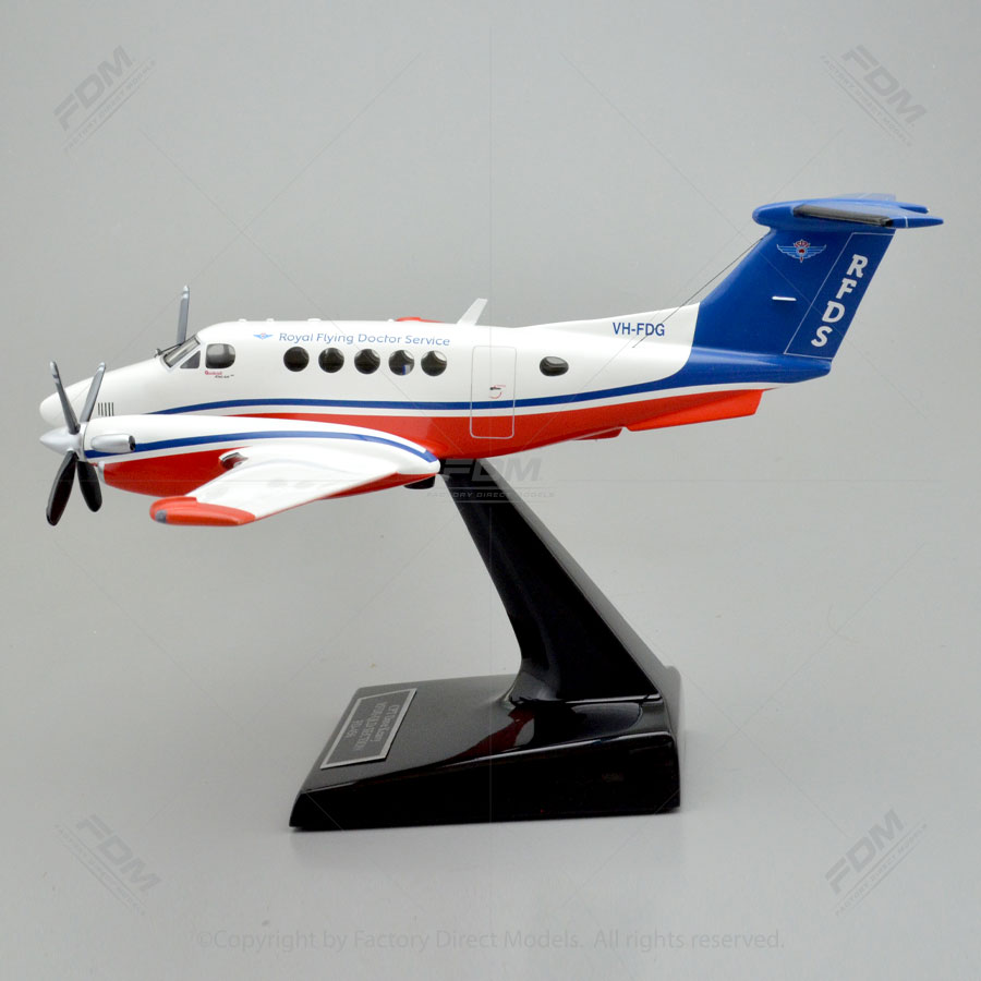 Beech King Air B200 Model Airplane with a Detailed Interior | Factory ...