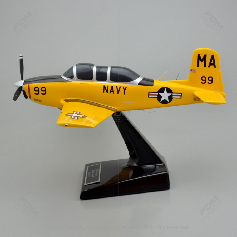 Beech T-34B Mentor Model Airplane | Factory Direct Models
