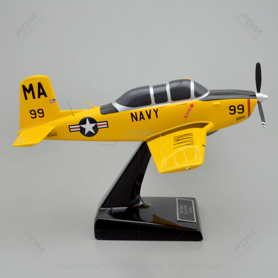 Beech T-34B Mentor Model Airplane | Factory Direct Models