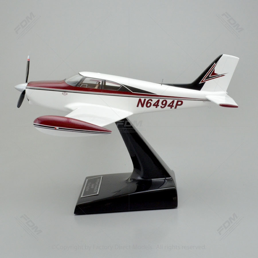 Piper PA-24-250 Comanche Model Airplane with a Detailed Interior ...