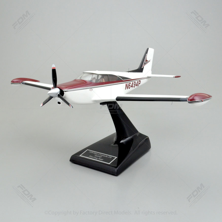 Piper PA-24-250 Comanche Model Airplane with a Detailed Interior ...