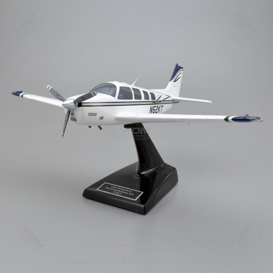 Custom Made Beech A36 Bonanza Model Airplane | Factory Direct Models