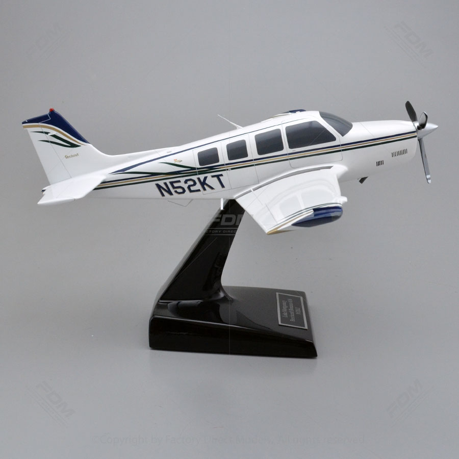 Custom Made Beech A36 Bonanza Model Airplane | Factory Direct Models