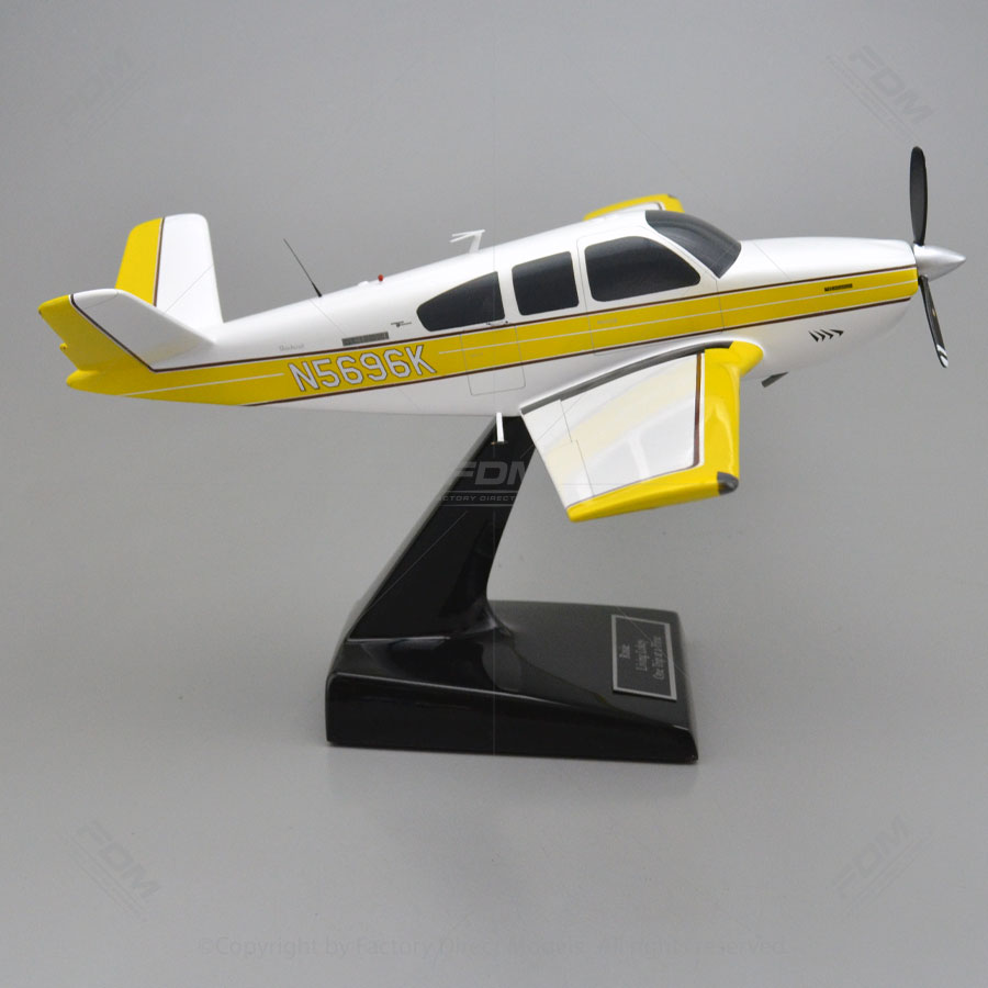 Custom-Built Beech S35 Bonanza Model Airplane | Factory Direct Models