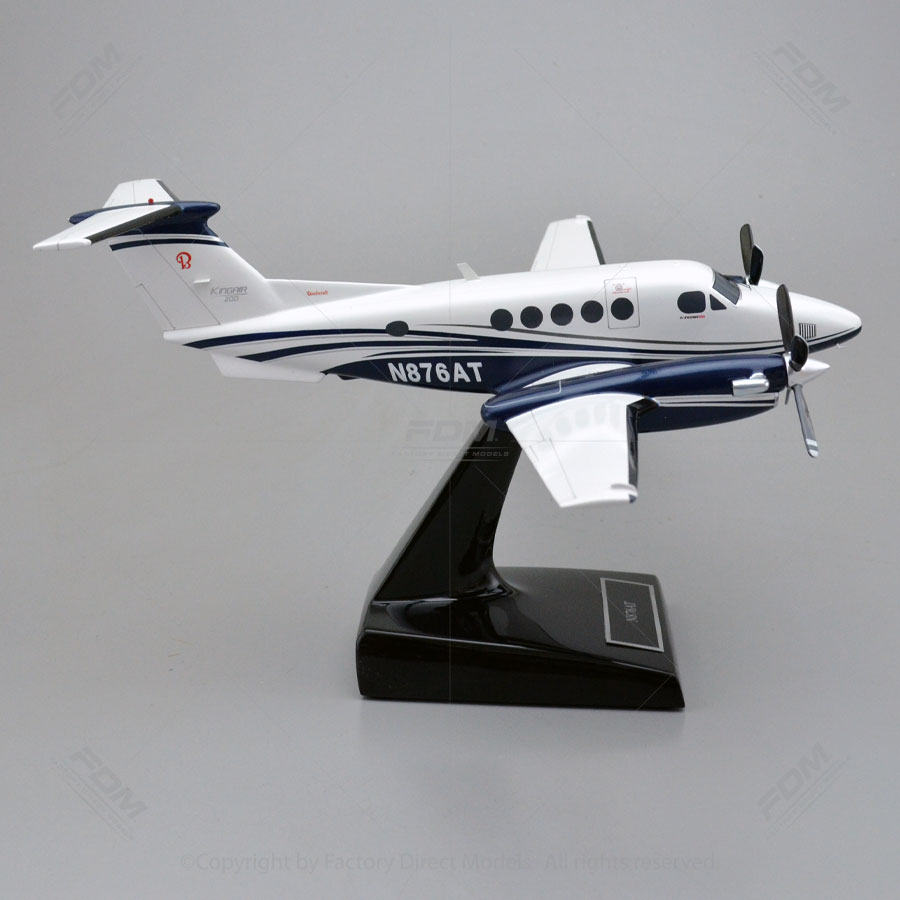 Custom-Built Beechcraft King Air B200 Model | Factory Direct Models