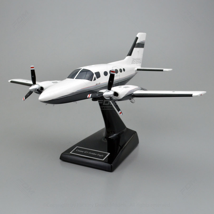 Custom-Built Cessna 421 Golden Eagle Model | Factory Direct Models
