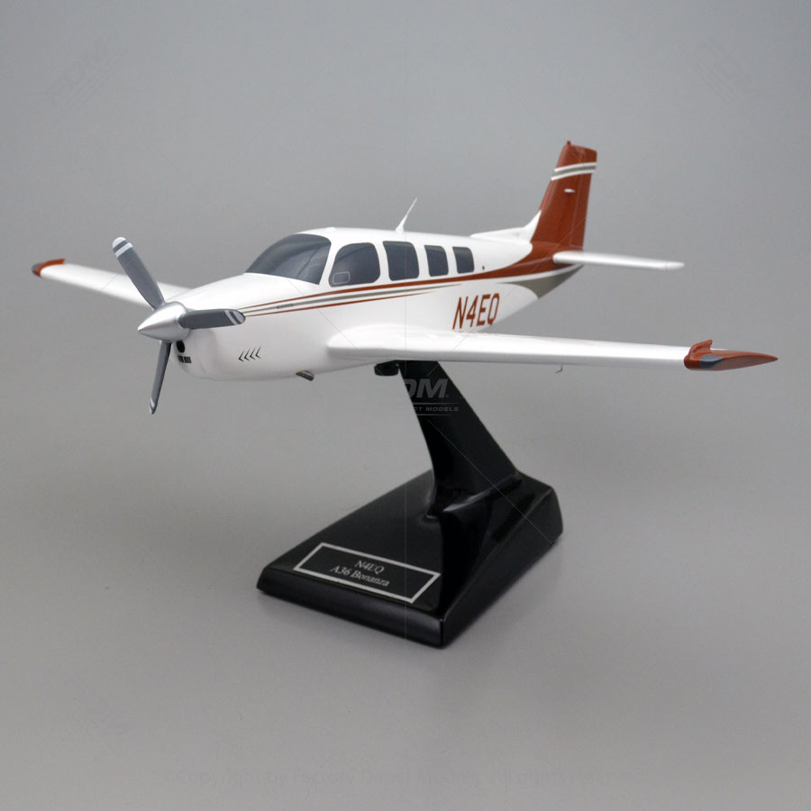 Custom-Built Beechcraft A36 Bonanza Model | Factory Direct Models