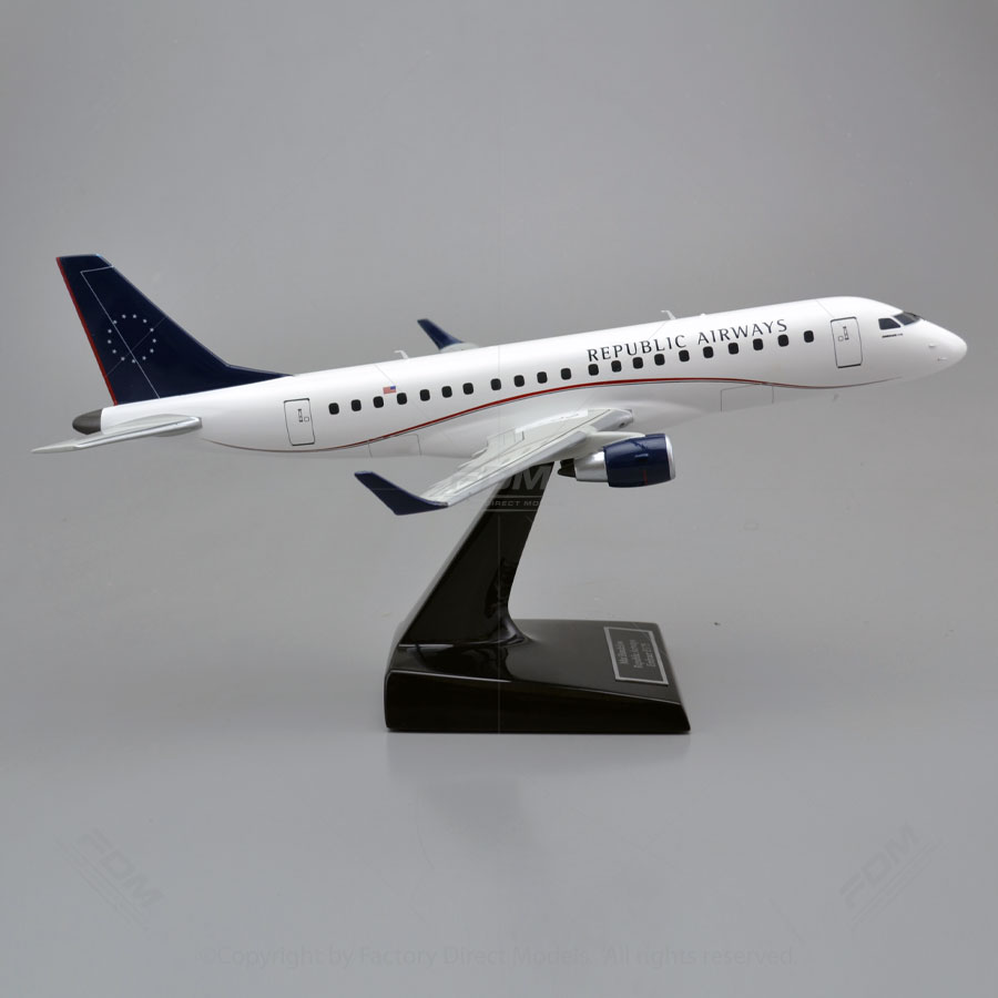 Custom-Built Embraer ERJ-175 Republic Airways Model Airplane | Factory ...