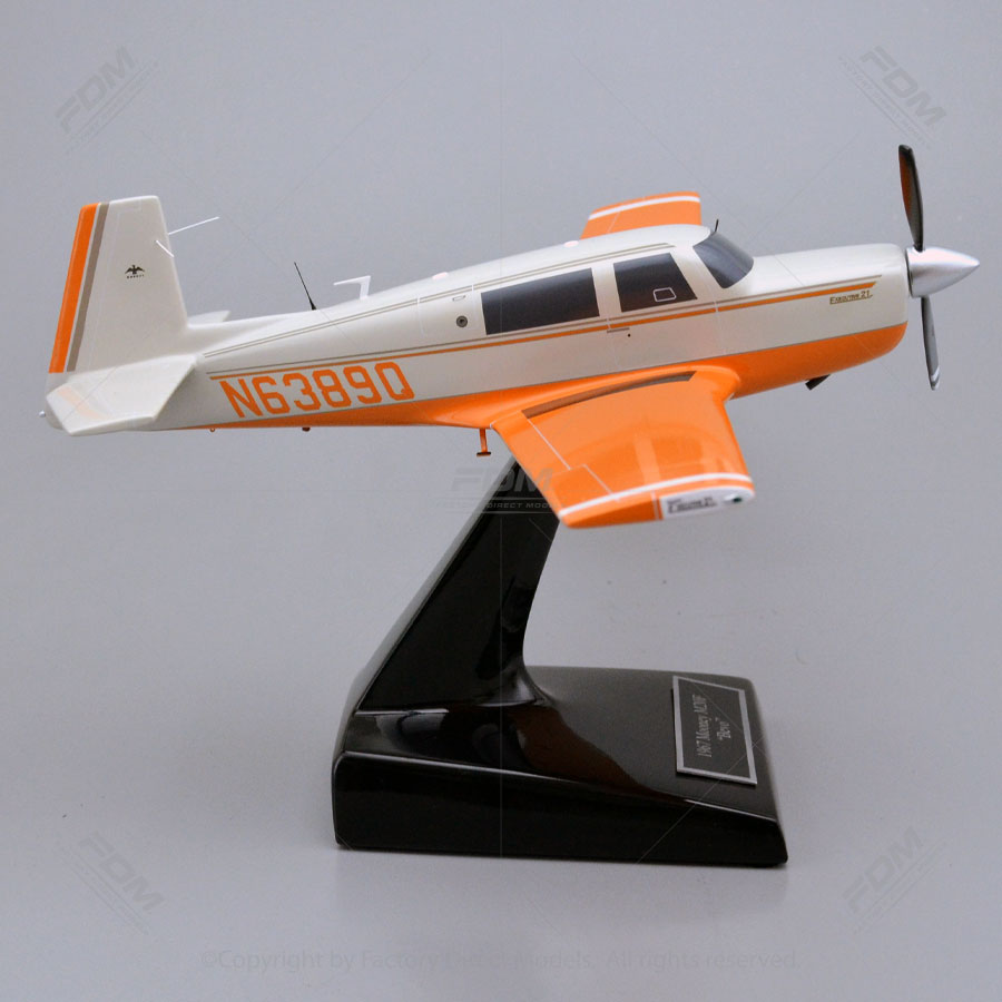Custom-Built Mooney M20F Model Airplane | Factory Direct Models