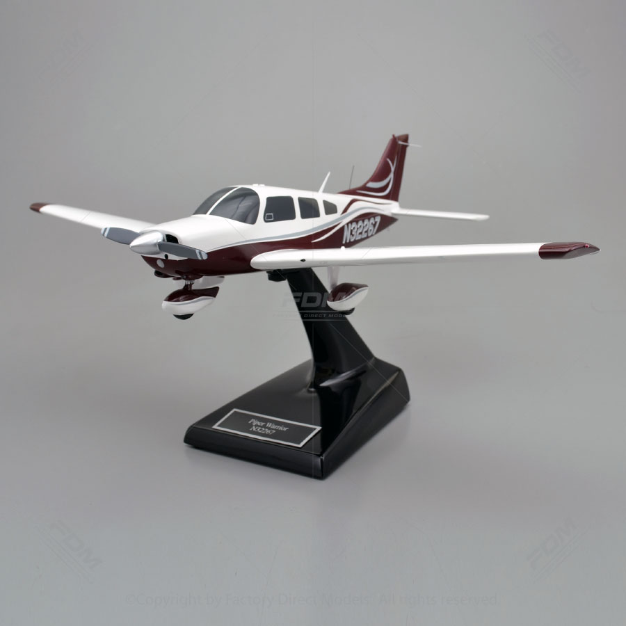Custom-Built Piper PA-28-151 Warrior Model Airplane | Factory Direct Models