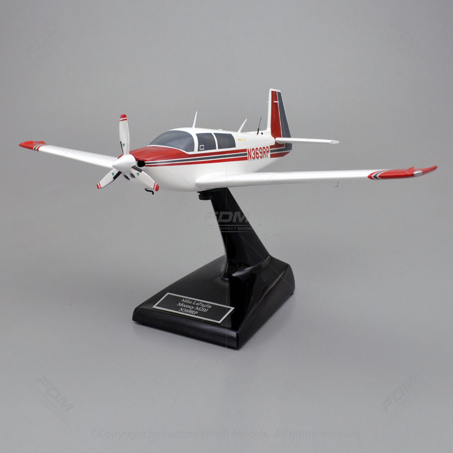 Custom-Built Mooney M-20J 201 Scale Model | Factory Direct Models