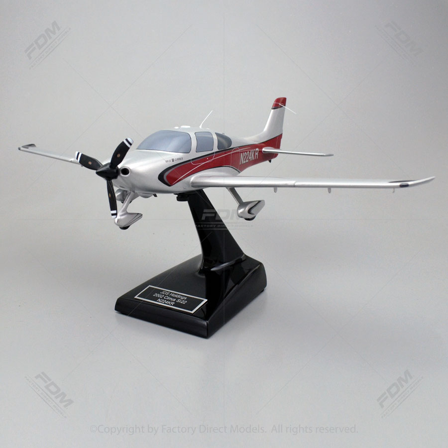 Custom-Built Cirrus SR22 Scale Model | Factory Direct Models