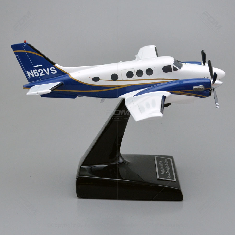 Custom-Built Beechcraft King Air E90 Scale Model | Factory Direct Models
