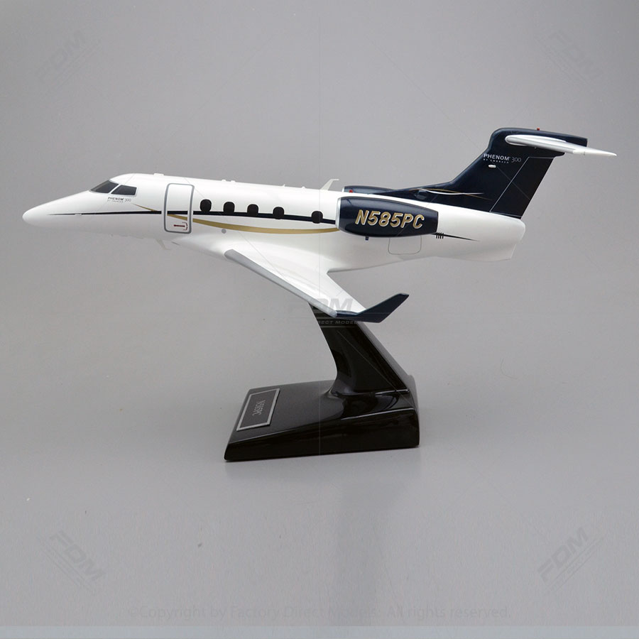Custom-Built Embraer Phenom 300 Model Airplane | Factory Direct Models