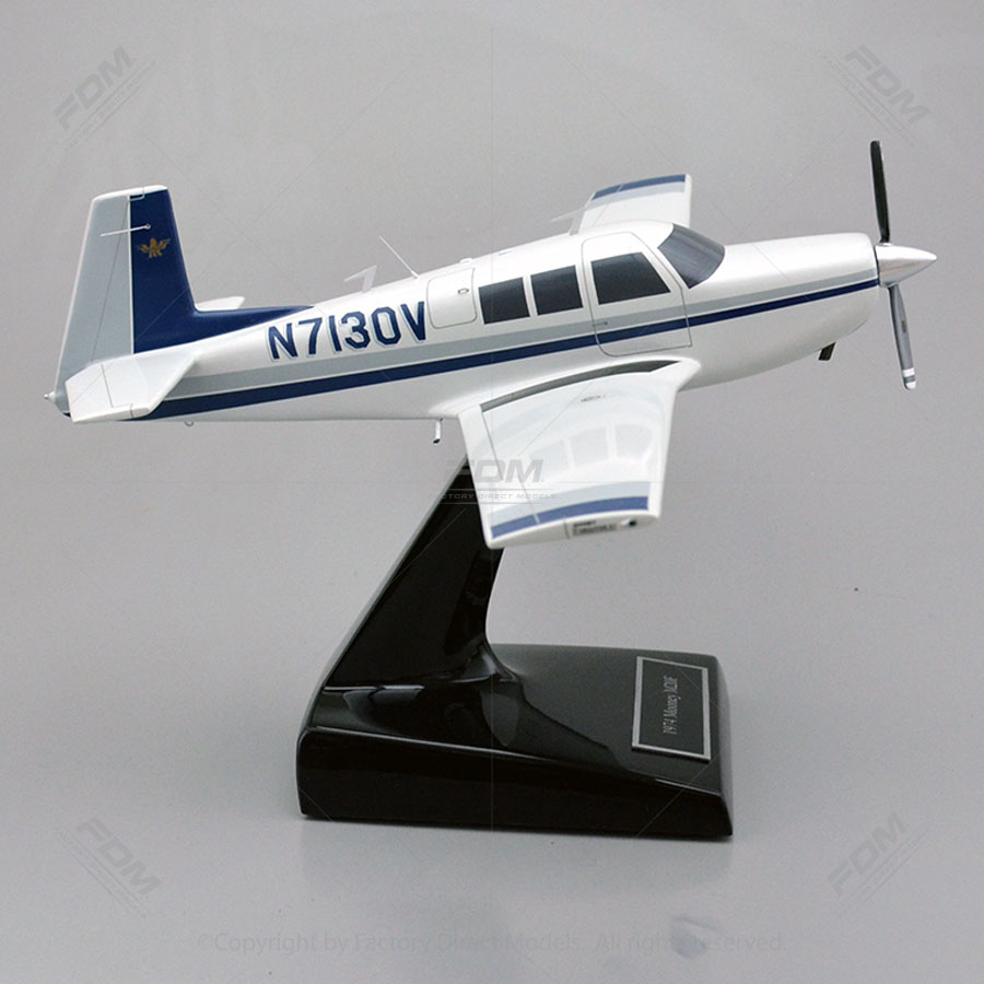 Custom-Built Mooney M20F Model Airplane | Factory Direct Models