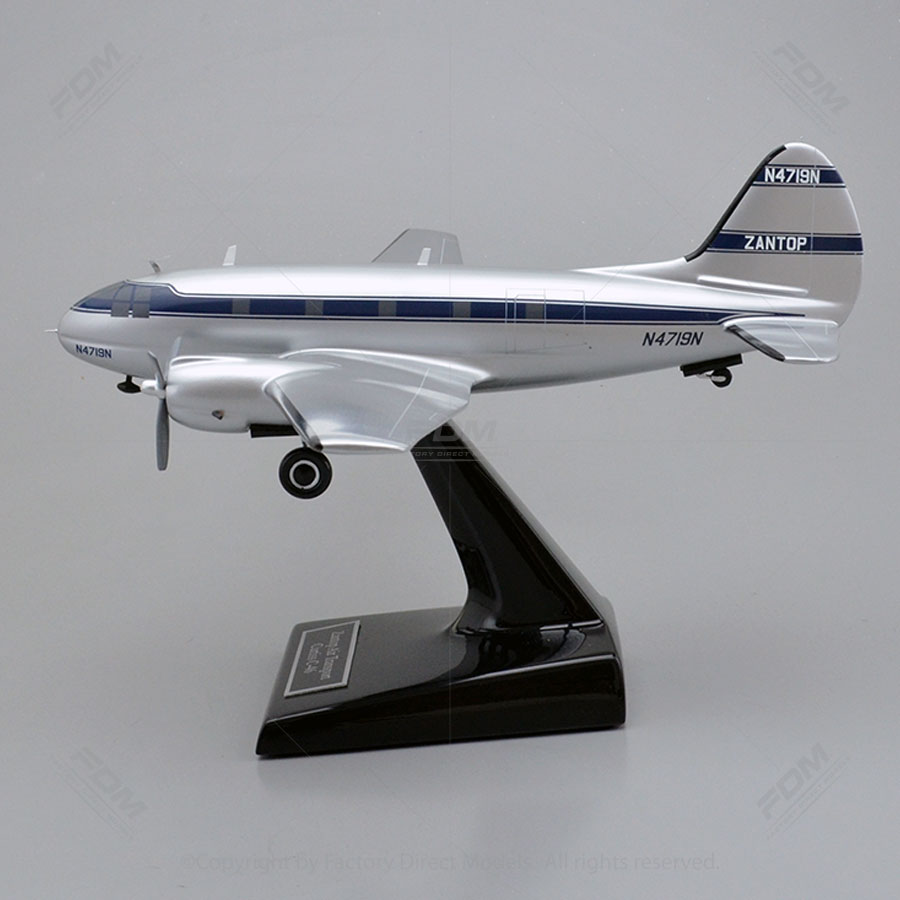 Custom-Built Curtiss C-46F Zantop Air Transport Model Airplane ...