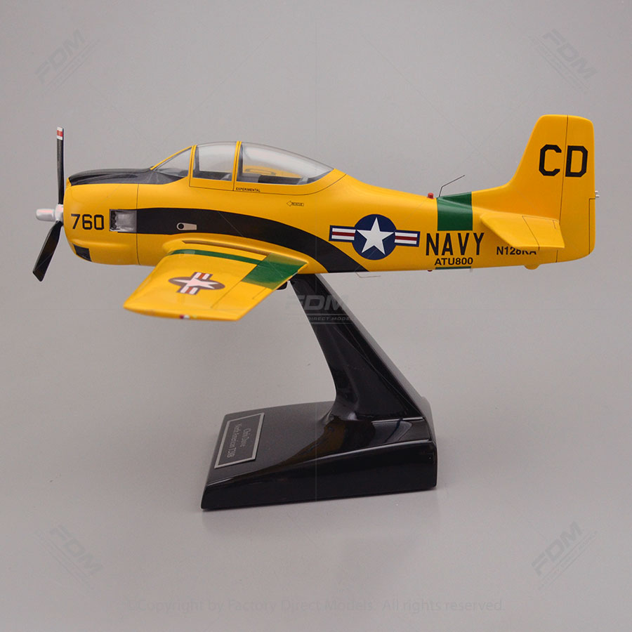 Custom-Built North American T-28B Trojan Model Airplane | Factory ...