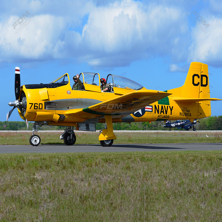 Custom-Built North American T-28B Trojan Model Airplane | Factory ...