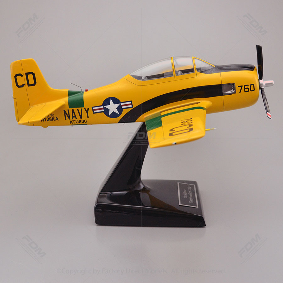 Custom-Built North American T-28B Trojan Model Airplane | Factory ...