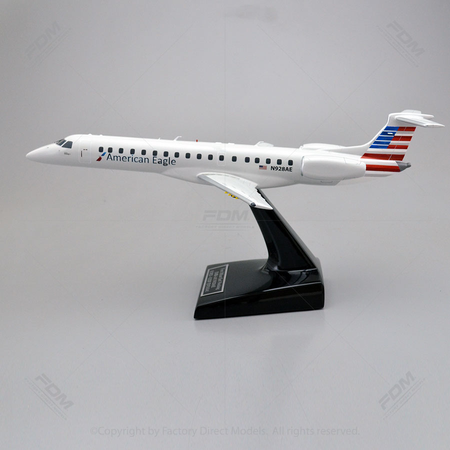 Custom-Built Embraer ERJ-145LR American Eagle Model Airplane | Factory ...