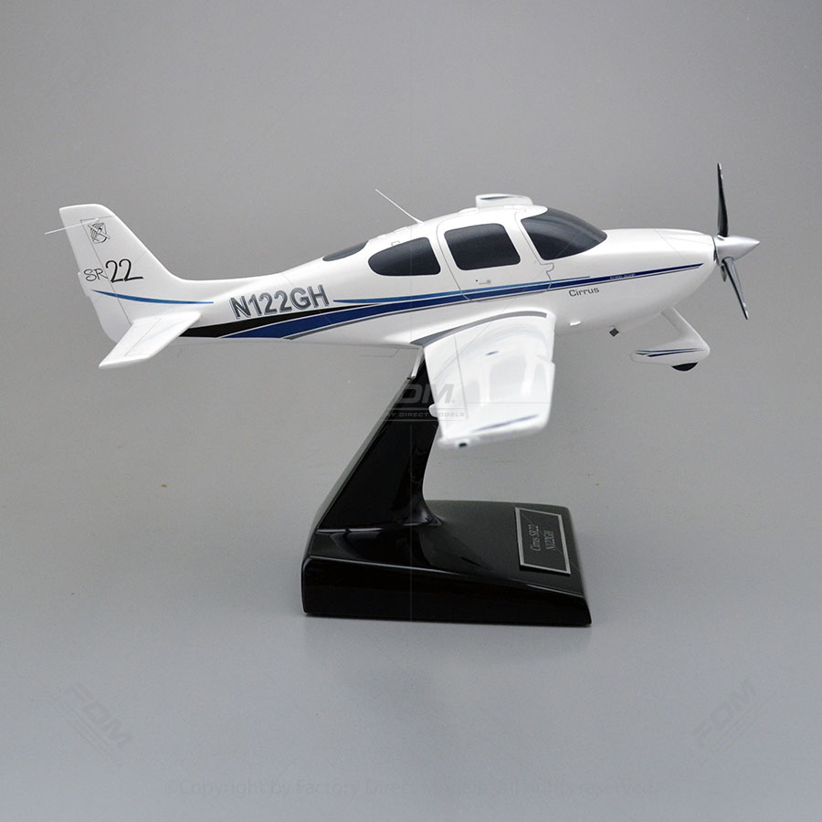 Custom-Built Cirrus SR22 Model | Factory Direct Models