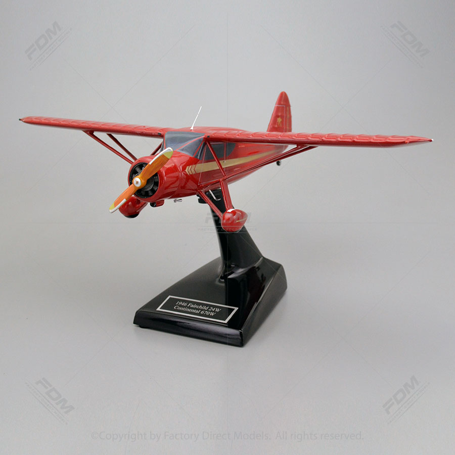 Custom-Built Fairchild F24 Argus Model | Factory Direct Models
