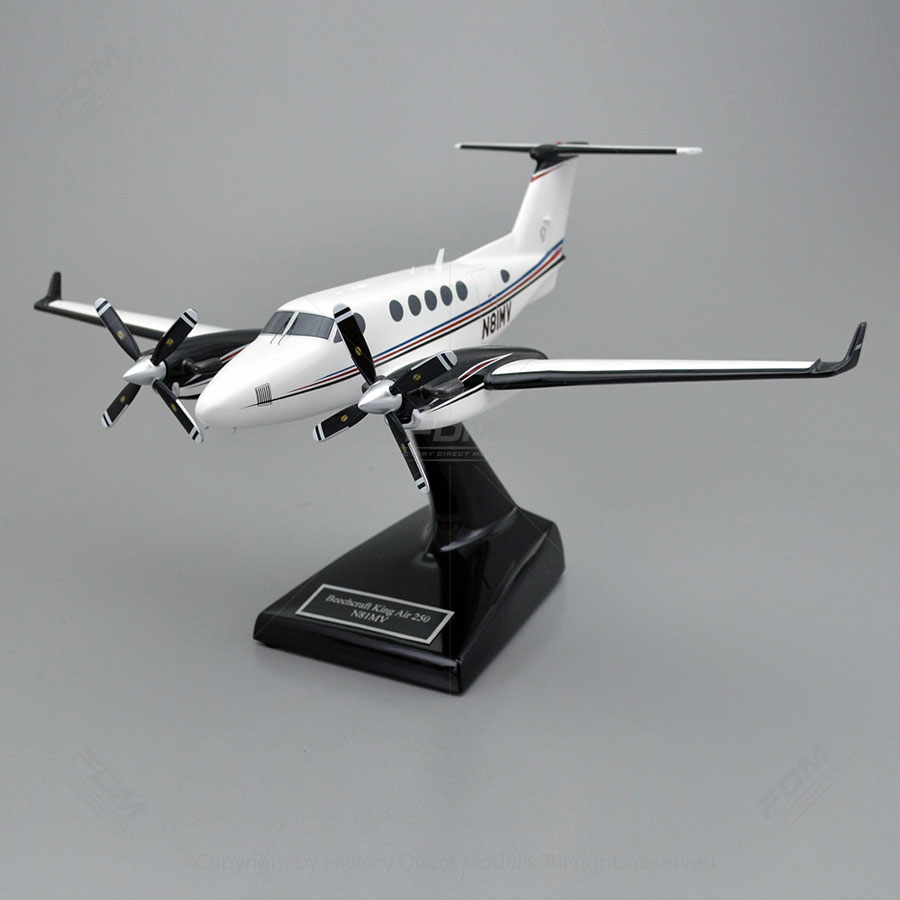 Custom-Built Beechcraft King Air 250 Model | Factory Direct Models