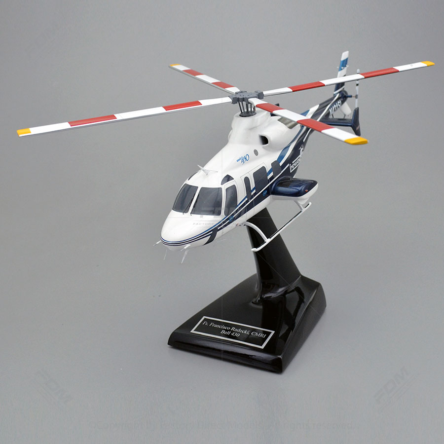 Custom-Built Bell 430 McMahon Now Model Helicopter | Factory Direct Models