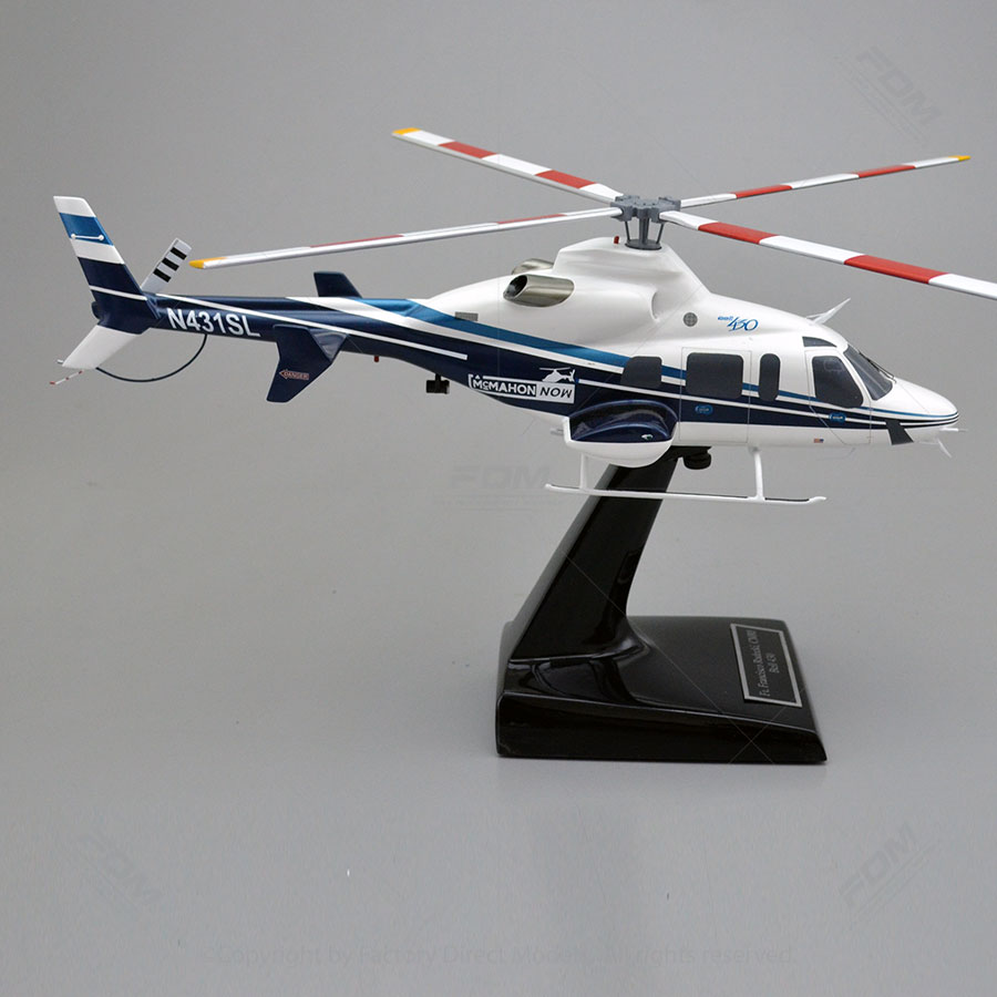 Custom-Built Bell 430 McMahon Now Model Helicopter | Factory Direct Models
