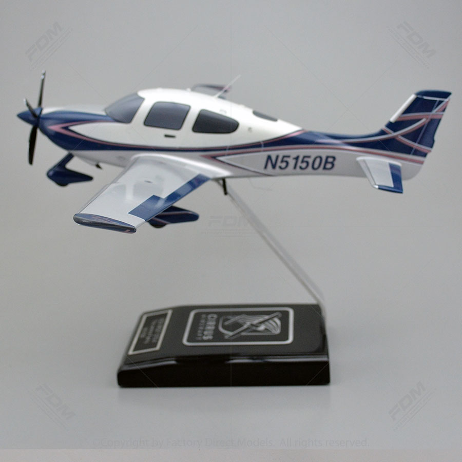 Custom-Built Cirrus SR22T Model Airplane | Factory Direct Models