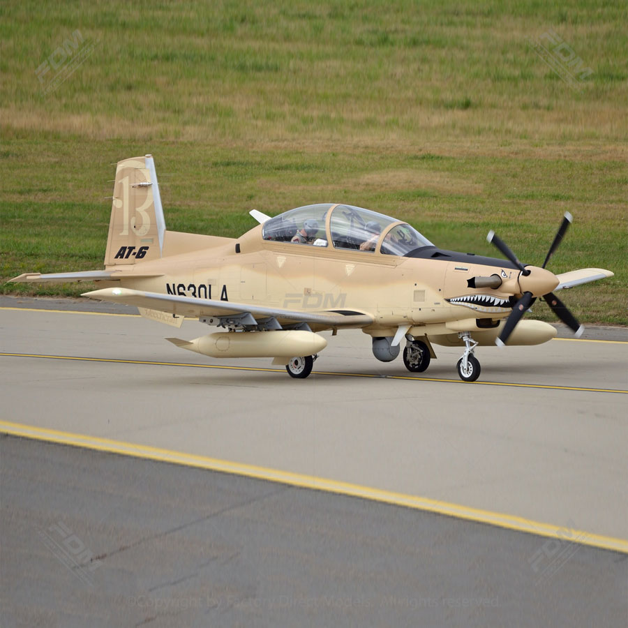 Custom-Built Beech AT-6C Texan II Airplane Model | Factory Direct Models