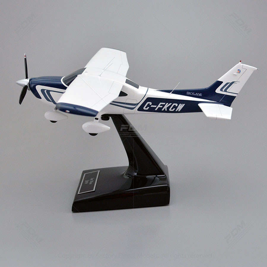 Custom-Made Cessna 182T Skylane Model Airplane | Factory Direct Models