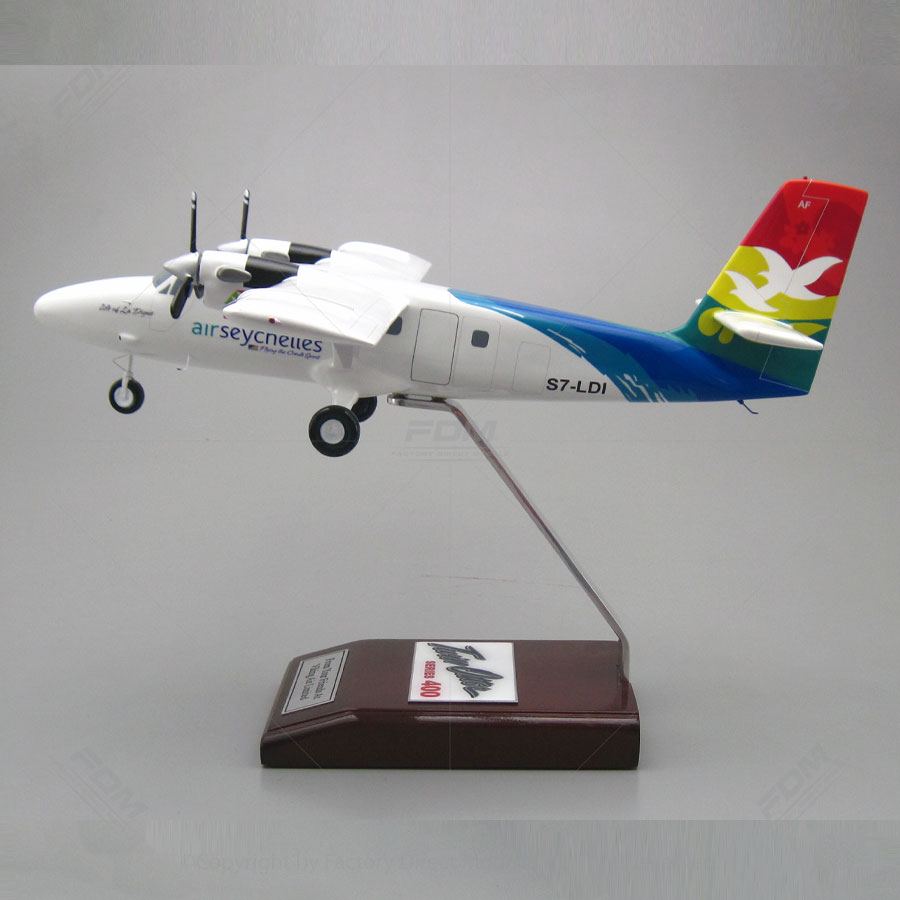 Custom-Made Viking DHC-6-400 Twin Otter Air Seychelles Model Airplane ...