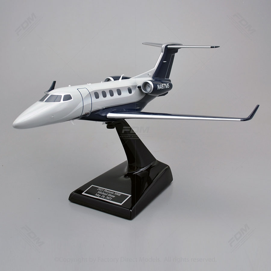 Custom-Made Embraer Phenom 300 Airplane Model | Factory Direct Models