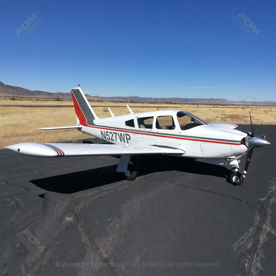 Custom-Made Piper PA-28R-180 Cherokee Arrow Airplane Model | Factory ...