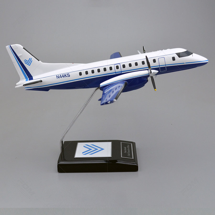 Custom-Made Saab 340A Airplane Model | Factory Direct Models