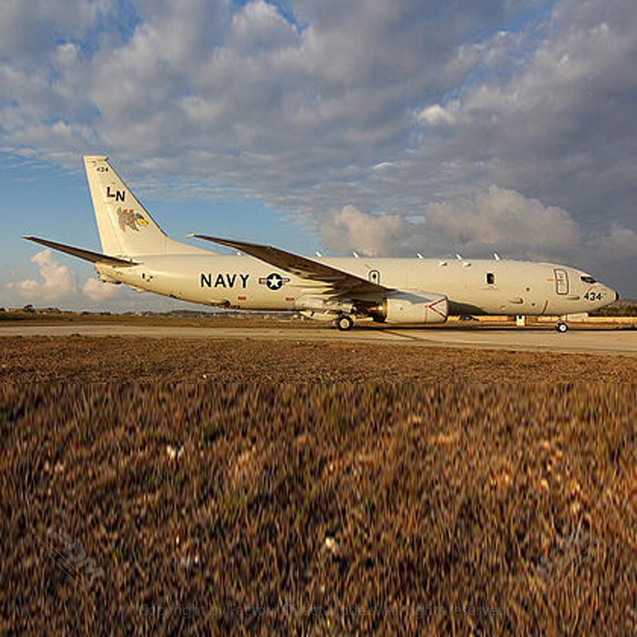 Custom-Built Boeing P-8A Poseidon US Navy Airplane Model | Factory ...