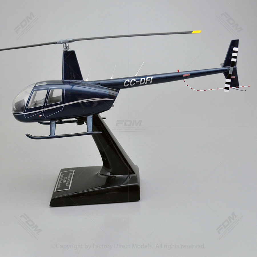 Custom-Built Robinson R44 Raven II Helicopter Model with a Detailed ...