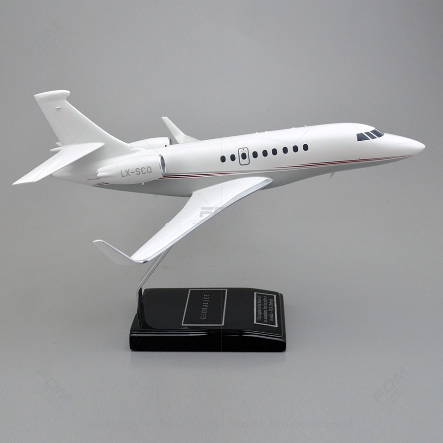Custom-Built Dassault Falcon 2000LX Aircraft Model | Factory Direct Models