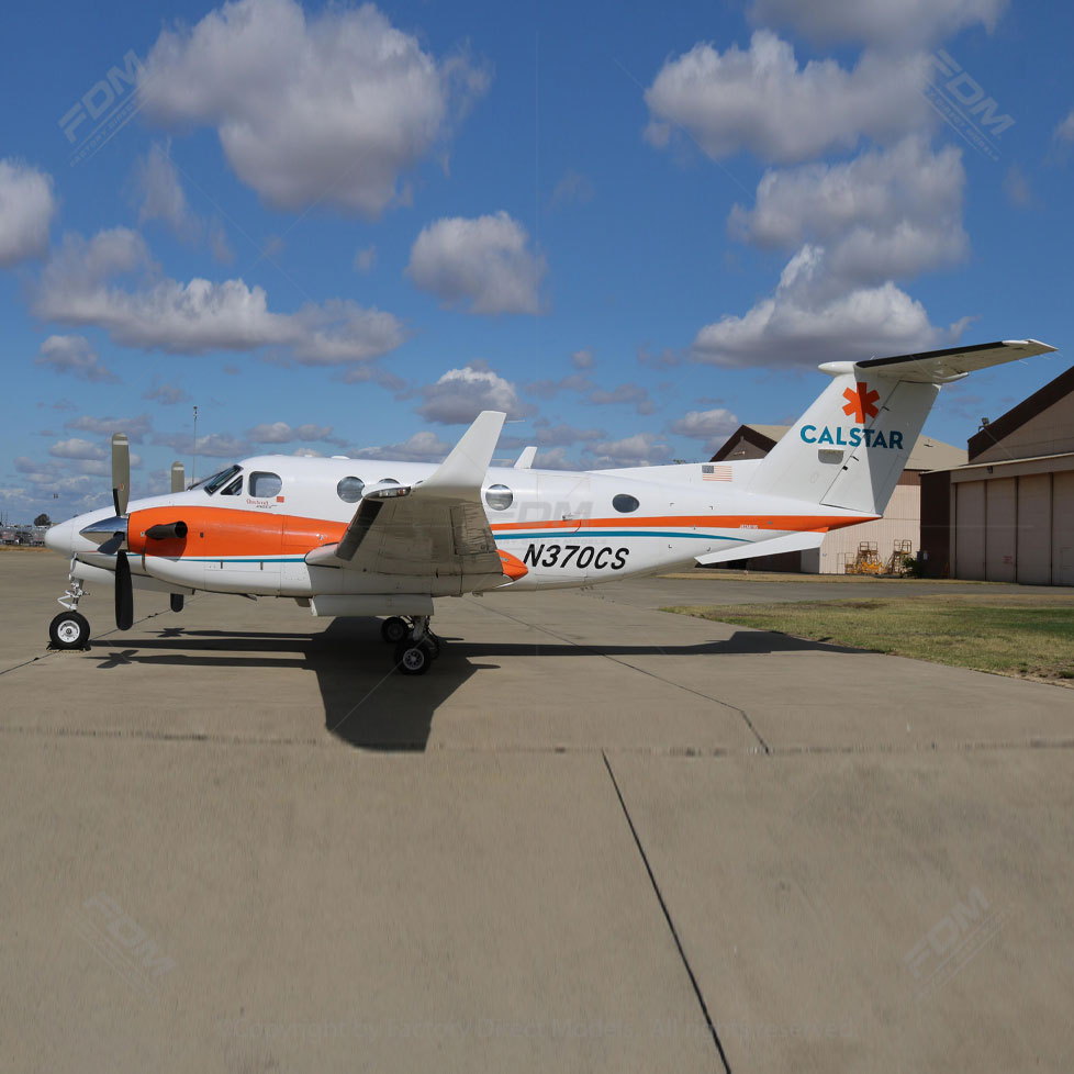 Custom-Built Beech B200 Super King Air Calstar Airplane Model | Factory ...